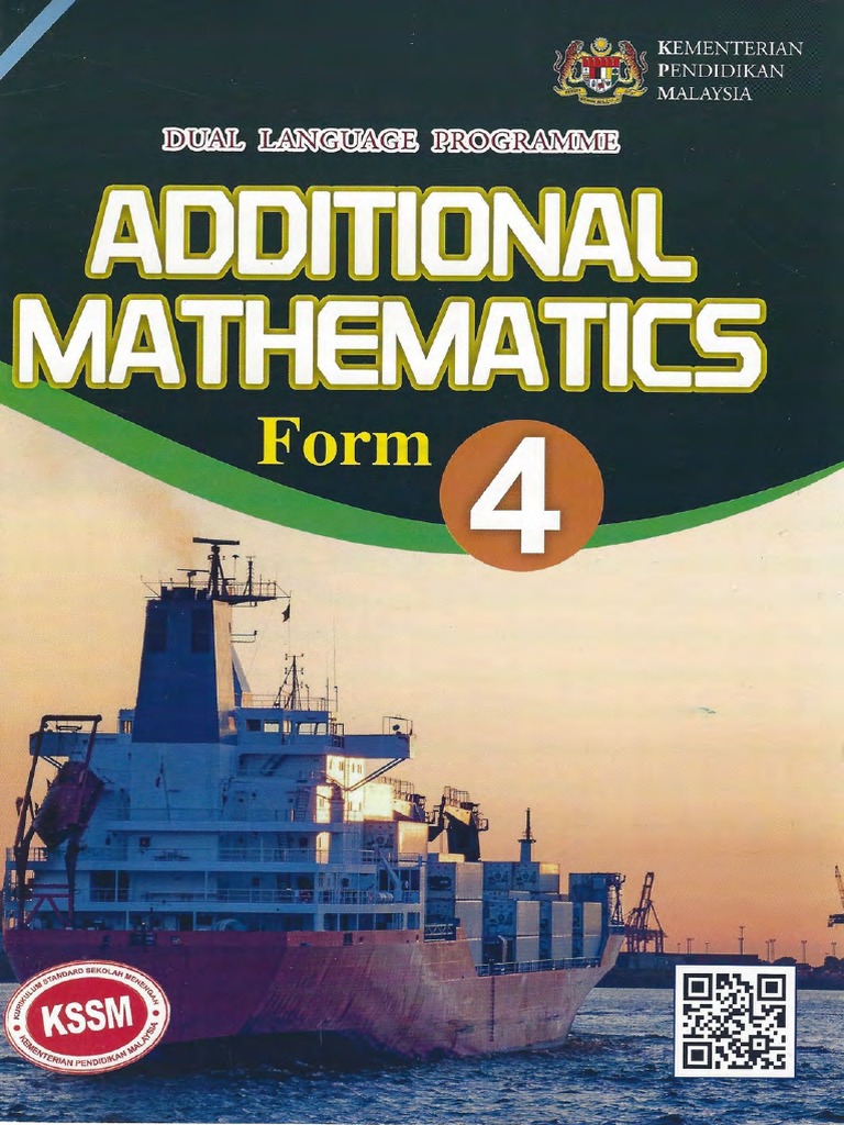 Additional Mathematics Text Book KSSM f4 | PDF