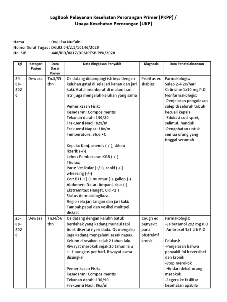 Borang UKP Dwi | PDF