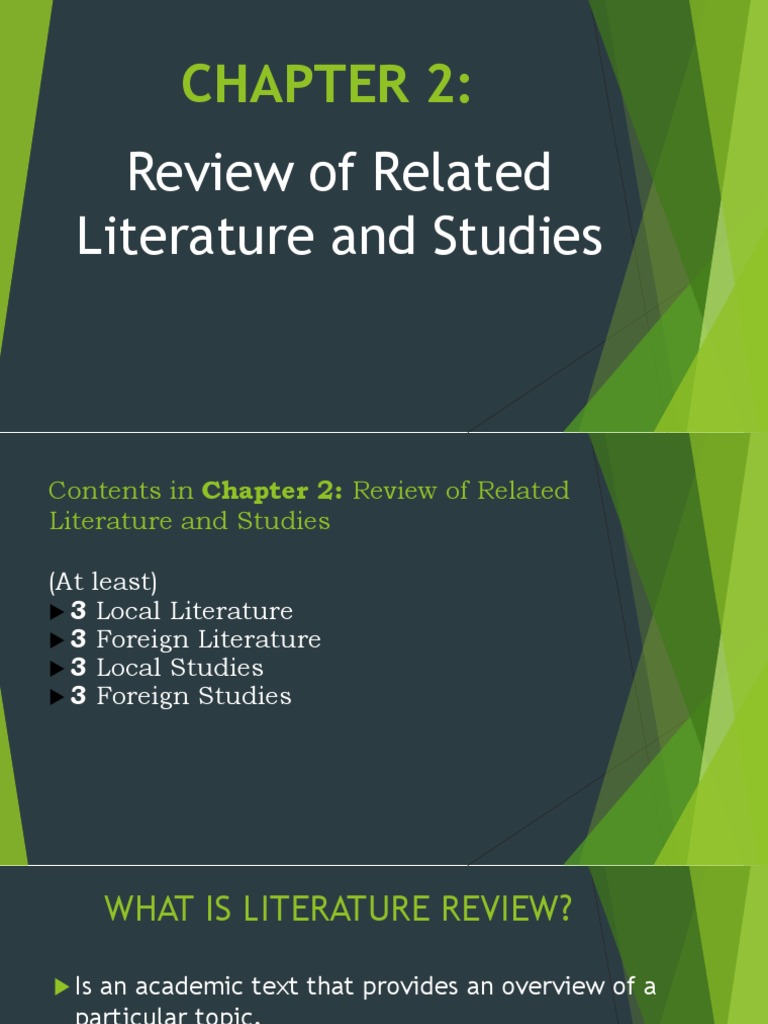 Chapter 2 Review of Related Literature and Studies | PDF | Thesis ...