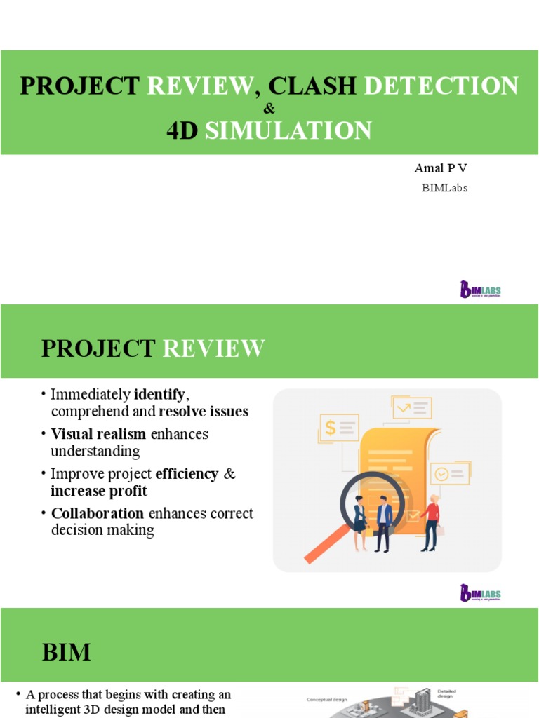Project Review, 4D Simulation & Clash Detection | PDF | Building ...