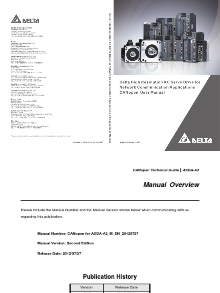 CANopen - ASDA-A2 | PDF | Computer Engineering | Computing