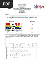 First Grading Exam Kinder | PDF | Learning | Behavior Modification