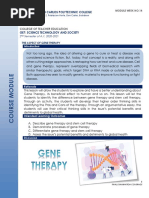 Biology INVESTIGATORY PROJECT REPORT ON GENE THERAPY | PDF