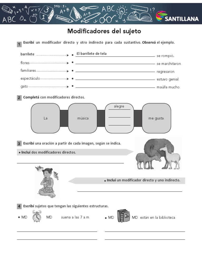 L7 - Modificadores Del Sujeto | PDF