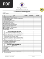 DLL - DLP Monitoring Checklist 2023 2024 | PDF | Philippines