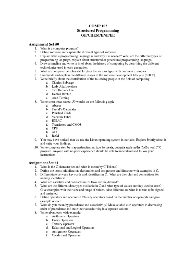 Assignment & Labs | Download Free PDF | Subroutine | Numbers