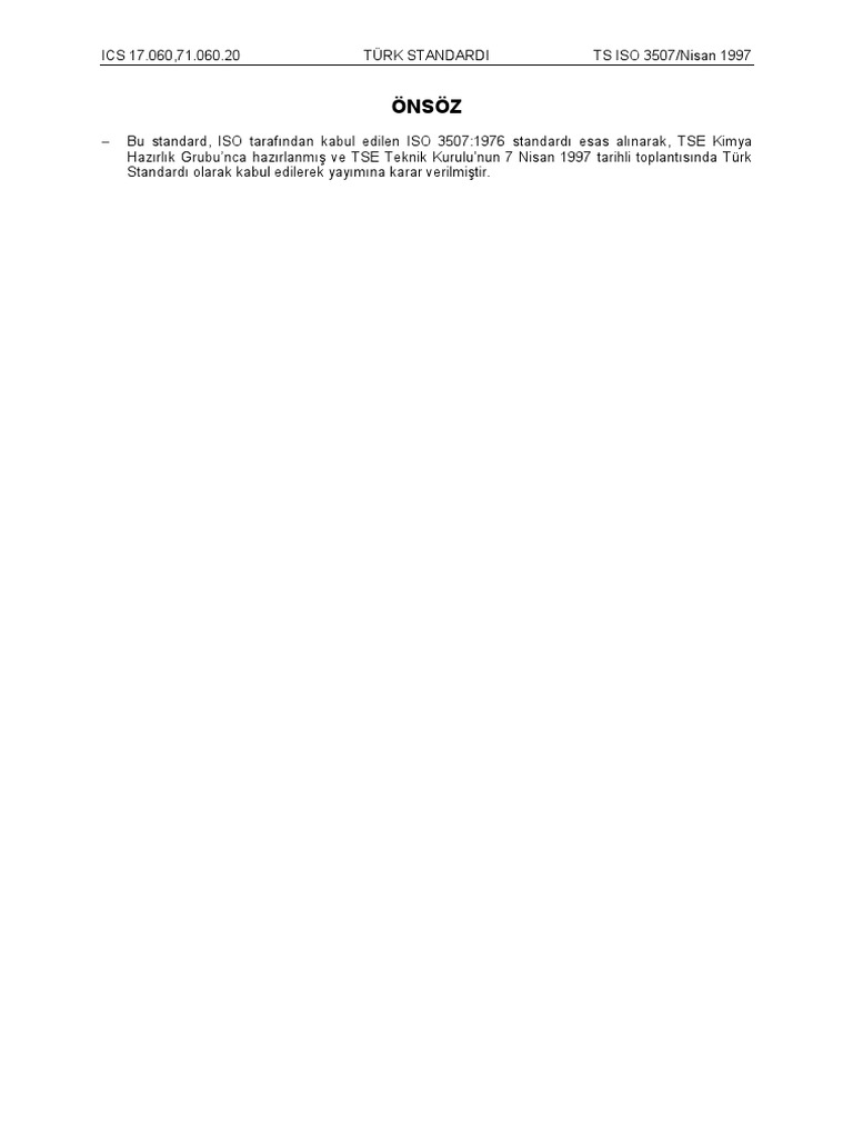 TS Iso 3507 | PDF