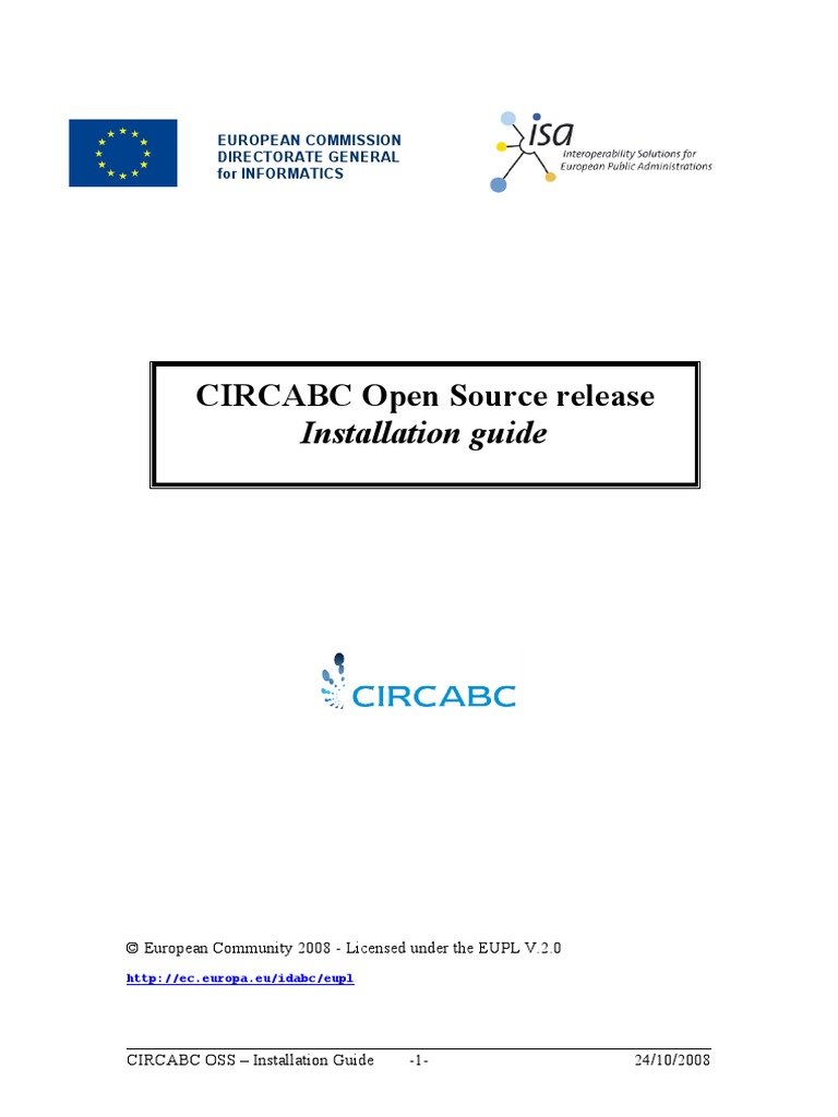 CIRCABC OSS 3.4 Bin - Installation Guide | PDF | Databases | Internet & Web