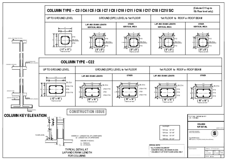 Structural Detail of Columns | PDF | Economic Sectors