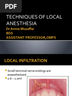 Maxillary Dental Injection Techniques | PDF | Dentistry | Dentistry ...