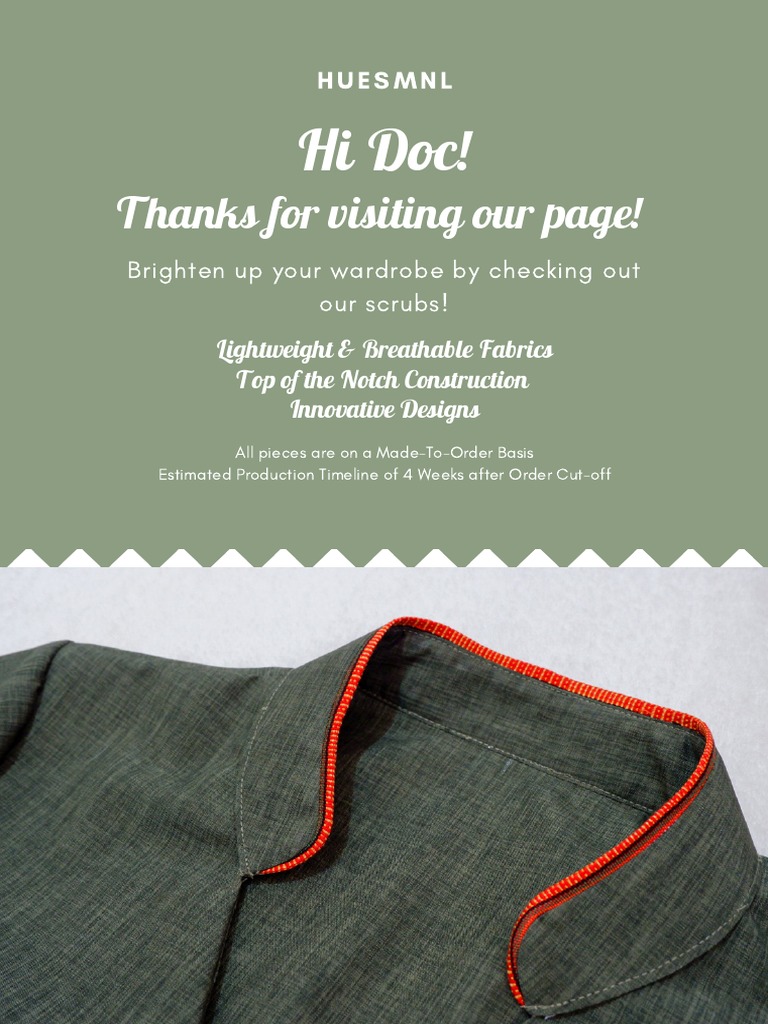 A Guide to Scrubs from HUESMNL: Sizing, Styles, Pricing, Customization ...