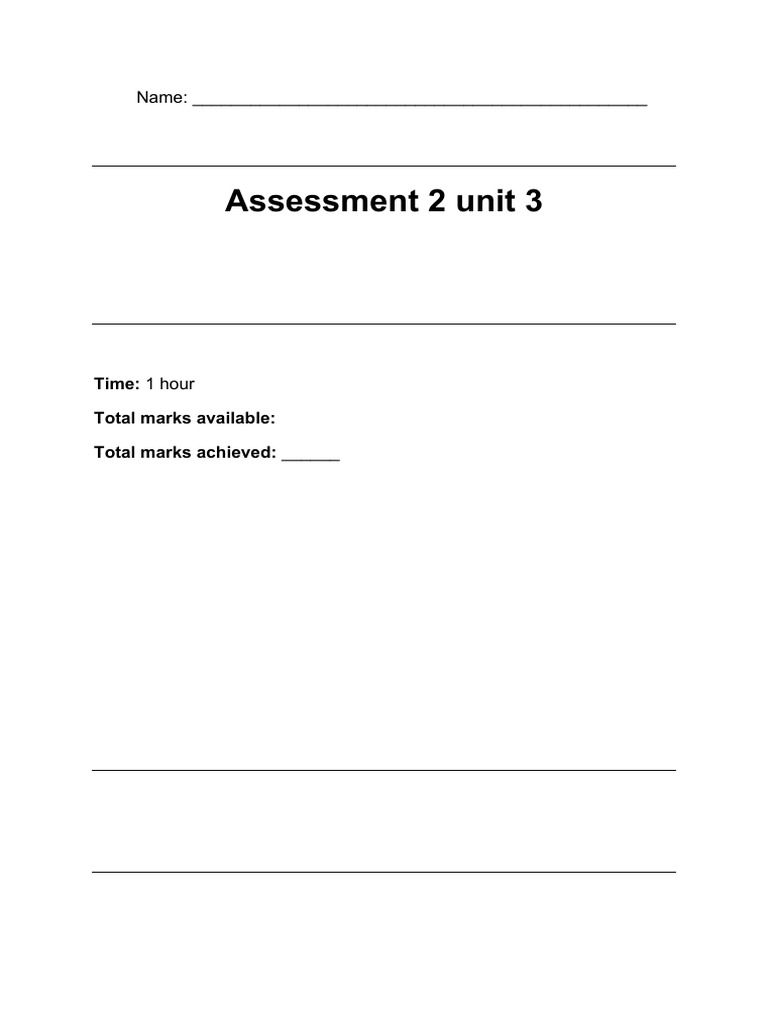 Assessment 2 Unit 3. | Download Free PDF | Concentration | Chemical ...