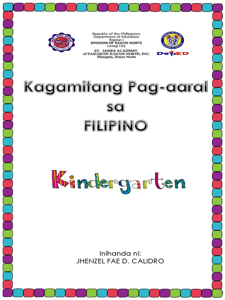 Activity Sheets Filipino K2 | PDF