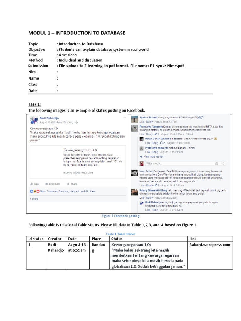 Database Basics for Students | PDF | Databases | Cyberspace