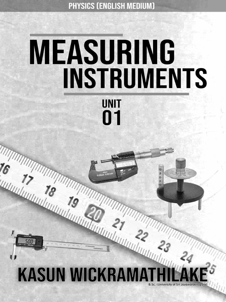 Measuring Instruments - Unit 01 | PDF | Metrology | Scientific Observation