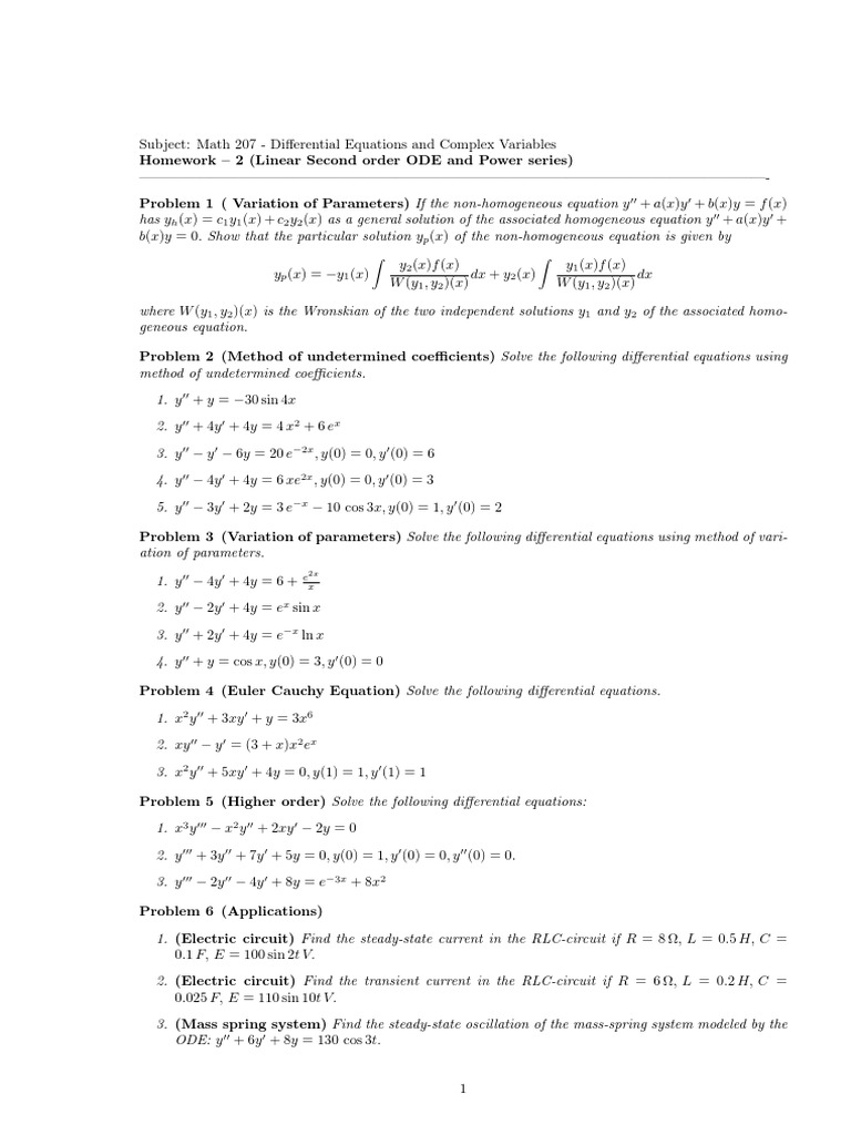 MATH2027 Assignment2 | PDF | Mathematical Analysis | Subtraction