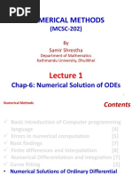 Module 3: Numerical Solutions To Ce Problems | PDF