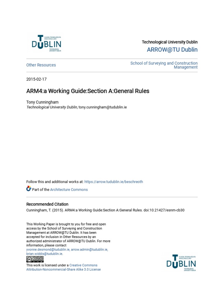 ARM4 - A Working Guide - Section A - General Rules | PDF | Length ...