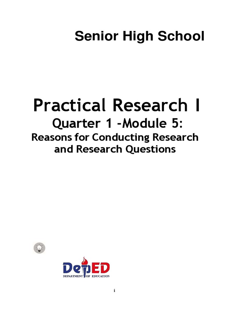 Practical Research 1 Q1 - M5 HUMSS AND TVL 11 | PDF | Constructivism ...
