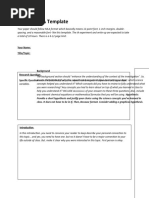 Science Fair Report Template Guide | PDF | Experiment | Chart