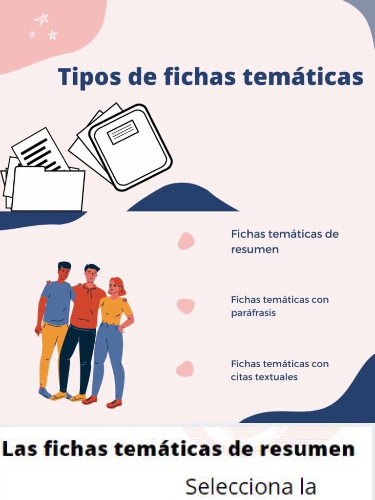 Tipos de Fichas Temáticas | PDF