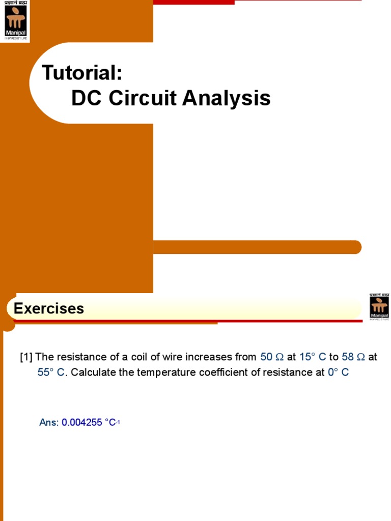 Tutorial:: DC Circuit Analysis | PDF