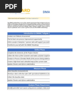 DMAIC Checklist | PDF | Six Sigma | Business