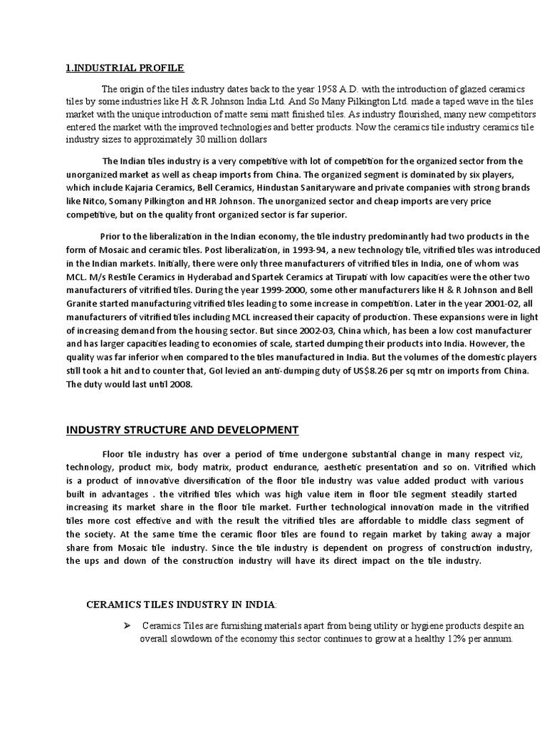 MCL Organization | PDF | Tile | Warehouse