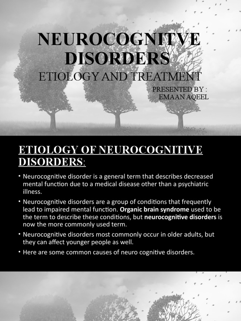Neurocognitve Disorders | PDF | Dementia | Alzheimer's Disease
