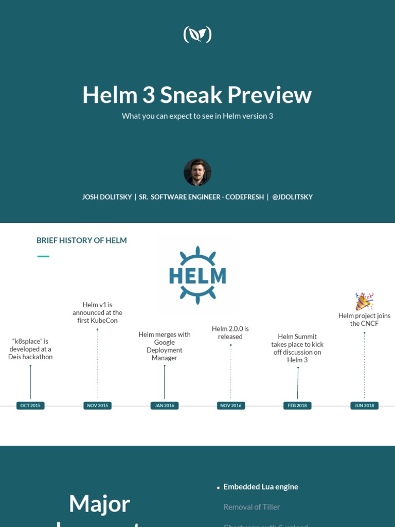 Helm 3 Sneak Preview: What You Can Expect To See in Helm Version 3 ...