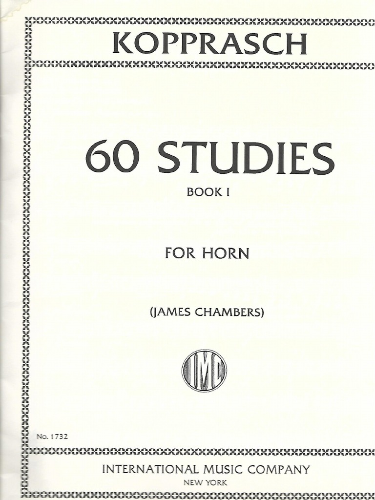 C. Kopprasch - 60 Studies Book 1 | PDF