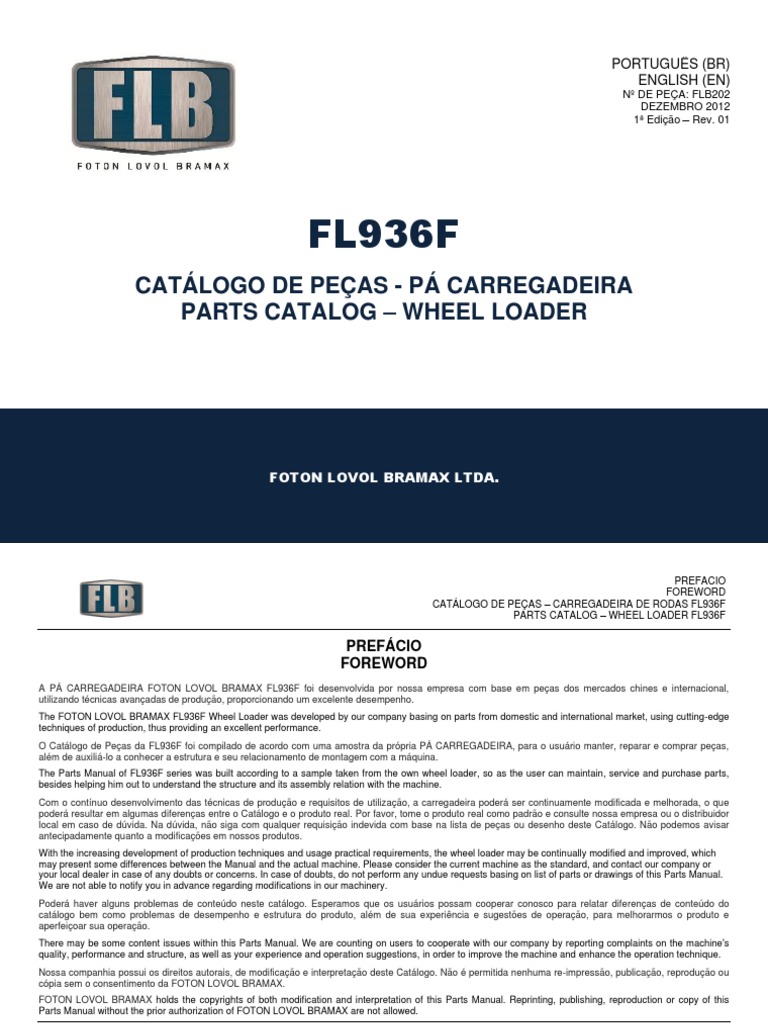 Catalogo Pecas Fl936f BR - Edit 4 | PDF | Transmissão (Mecânica) | Bens ...