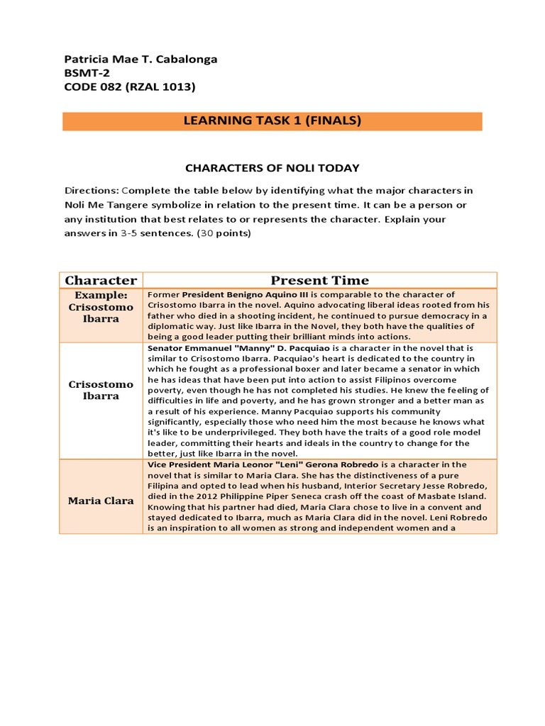 Learning Task 1 (Finals) | PDF