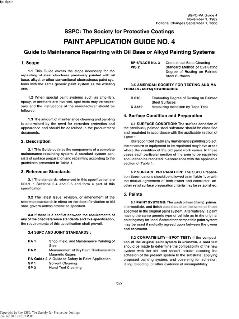 SSPC Pa-Guide-4 | PDF