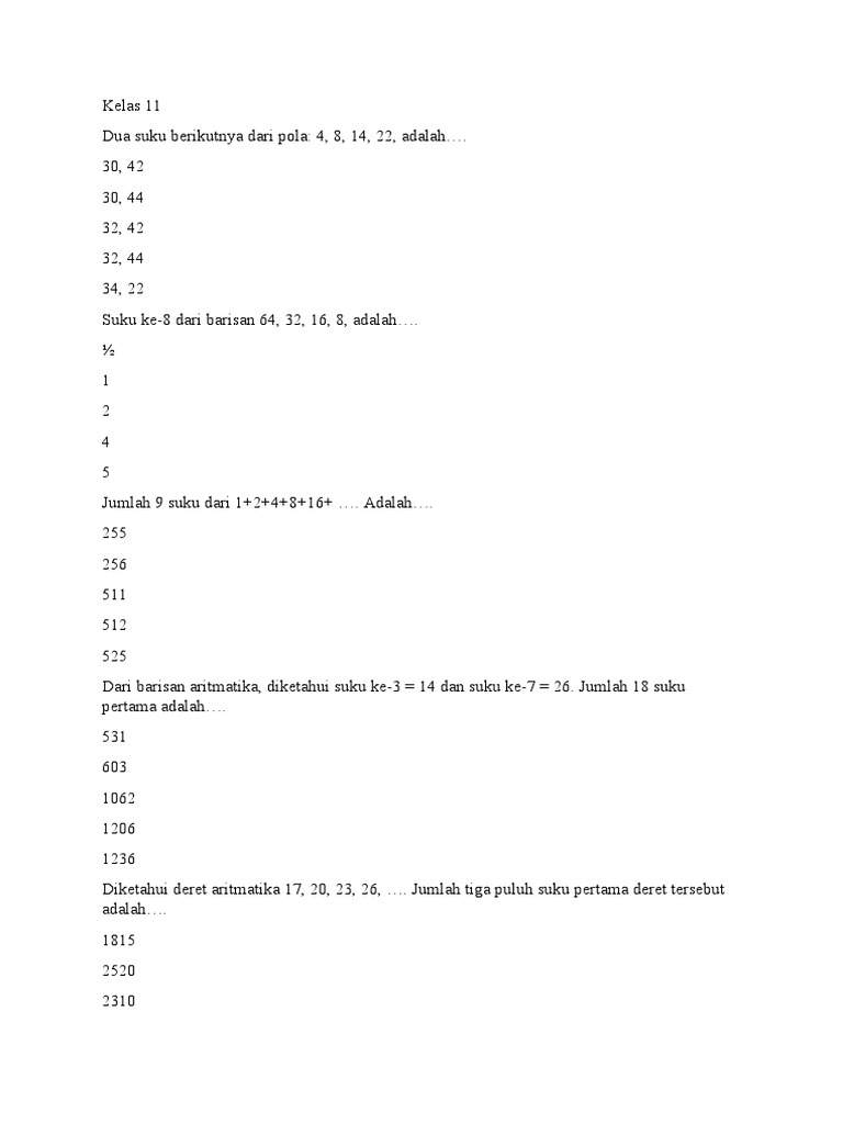 Soal Bu Tuti | PDF | Metode & Bahan Ajar | Sains & Matematika