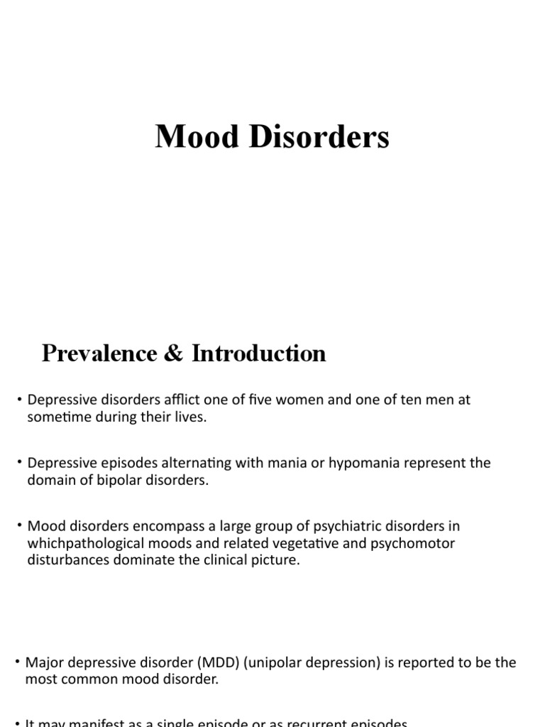 Mood Disorders | PDF | Mood Disorders | Mania