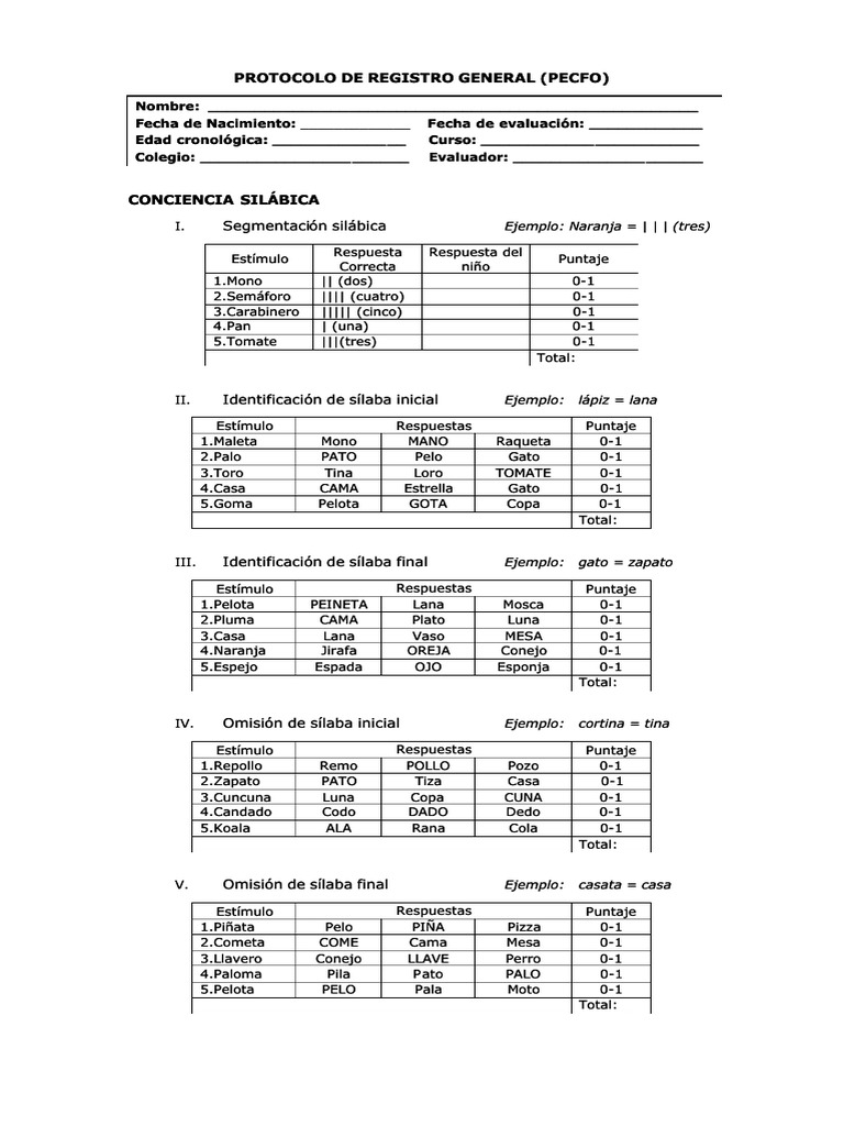 Protocolo Pecfo | PDF