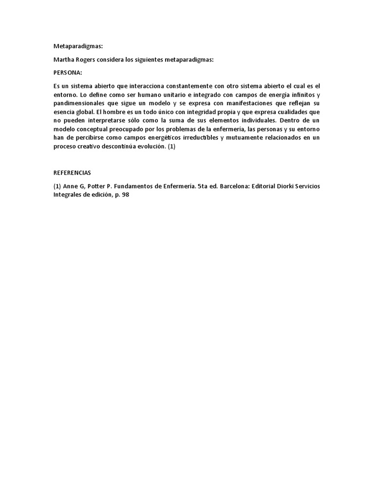 Metaparadigma Persona | PDF