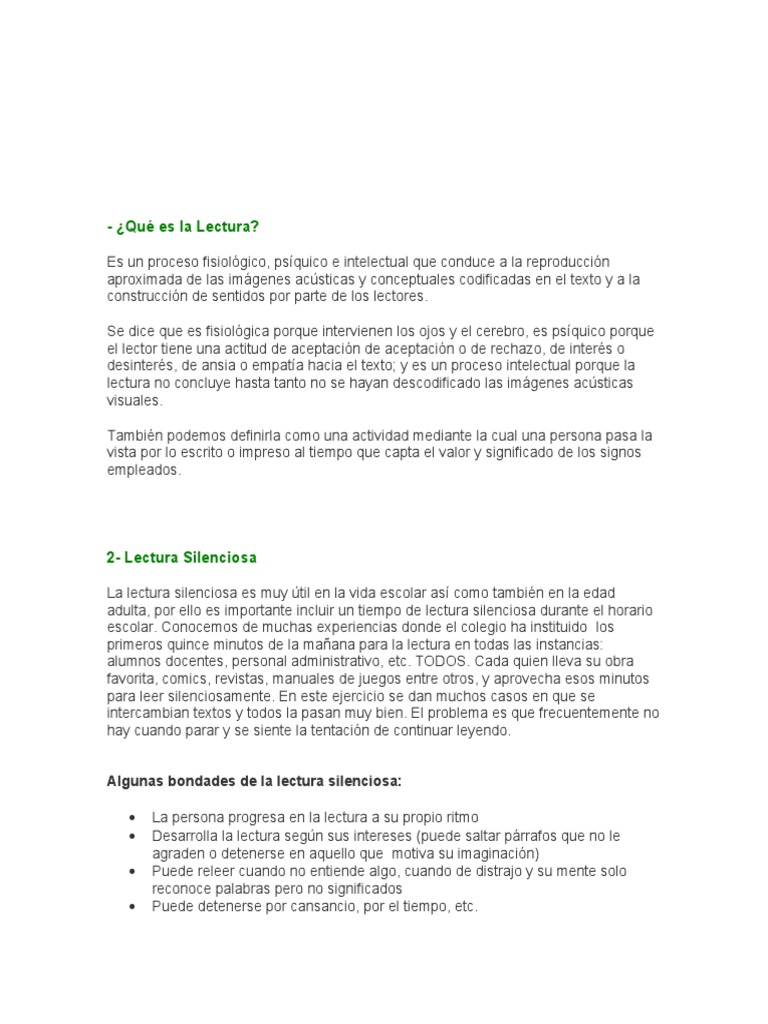 Qué es la Lectura | PDF | Aprendizaje | Palabra
