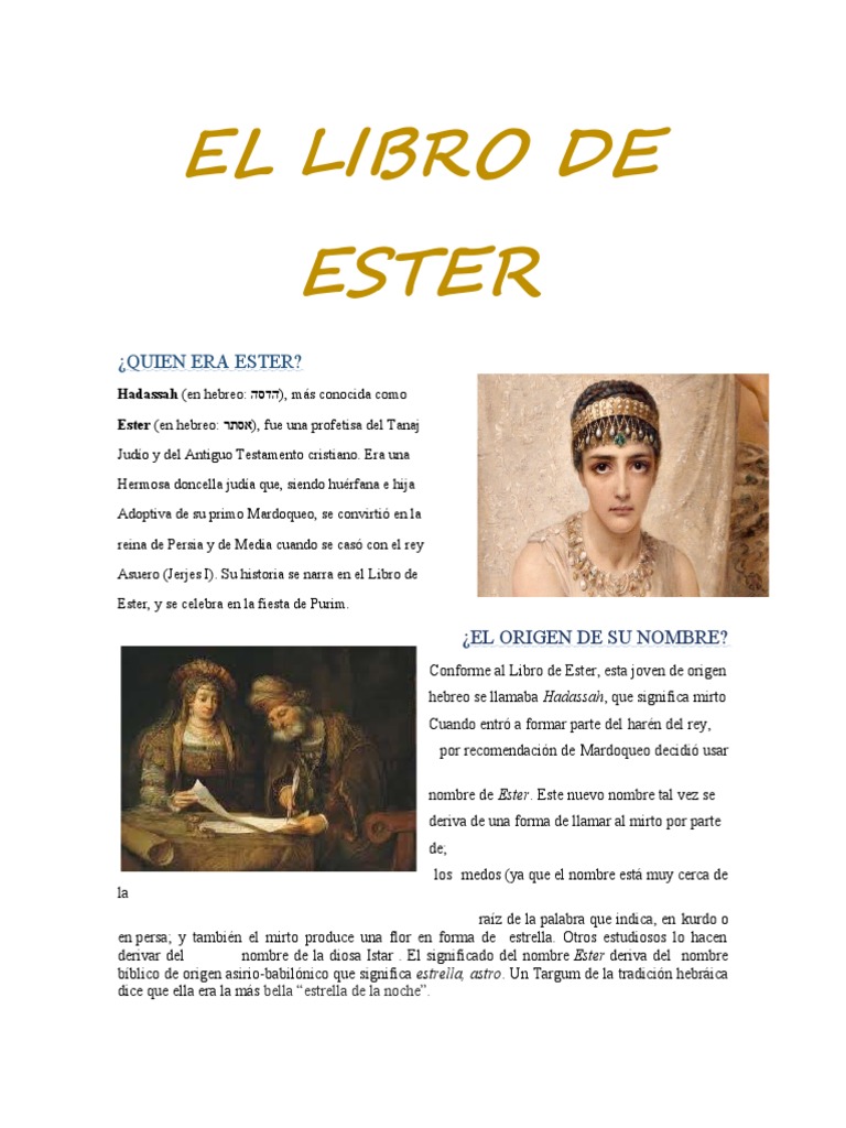 El Libro de Ester | PDF