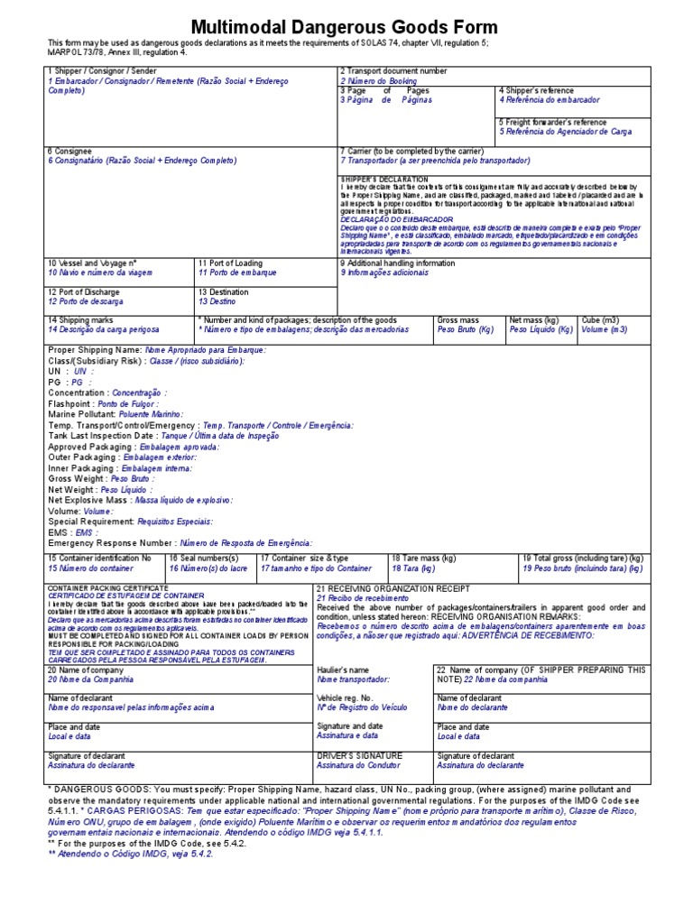 Modelo MDGF Translation Portuguese Anexo v2 | PDF | Remessa | Gestão da ...