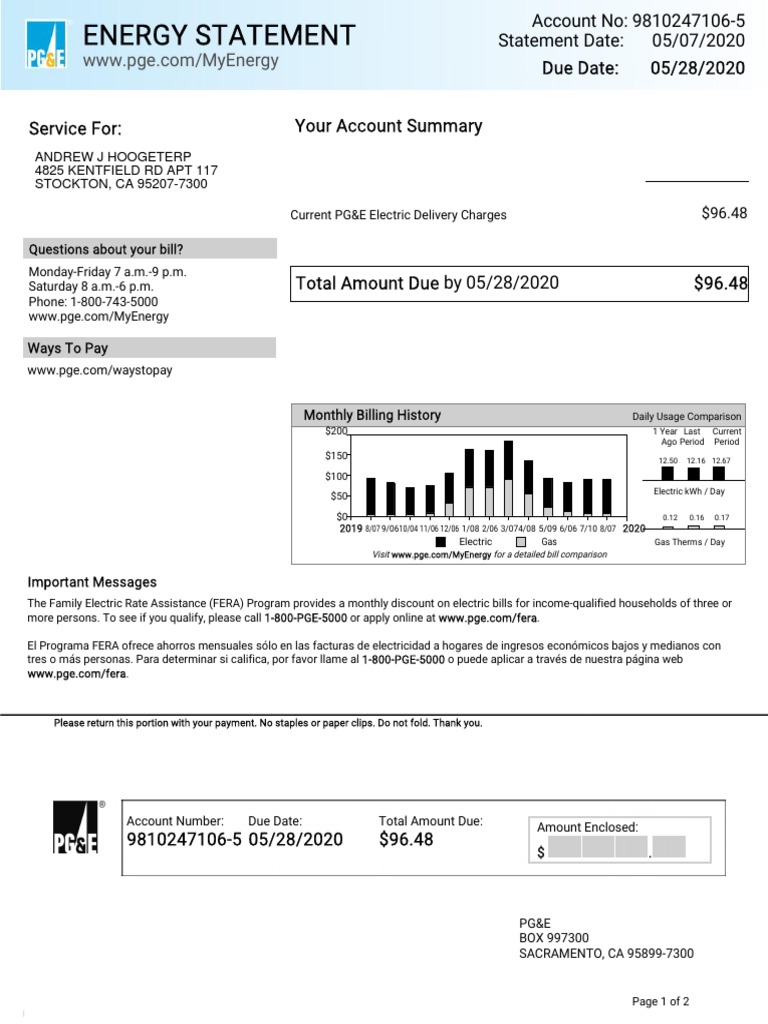 Energy statement summary | PDF