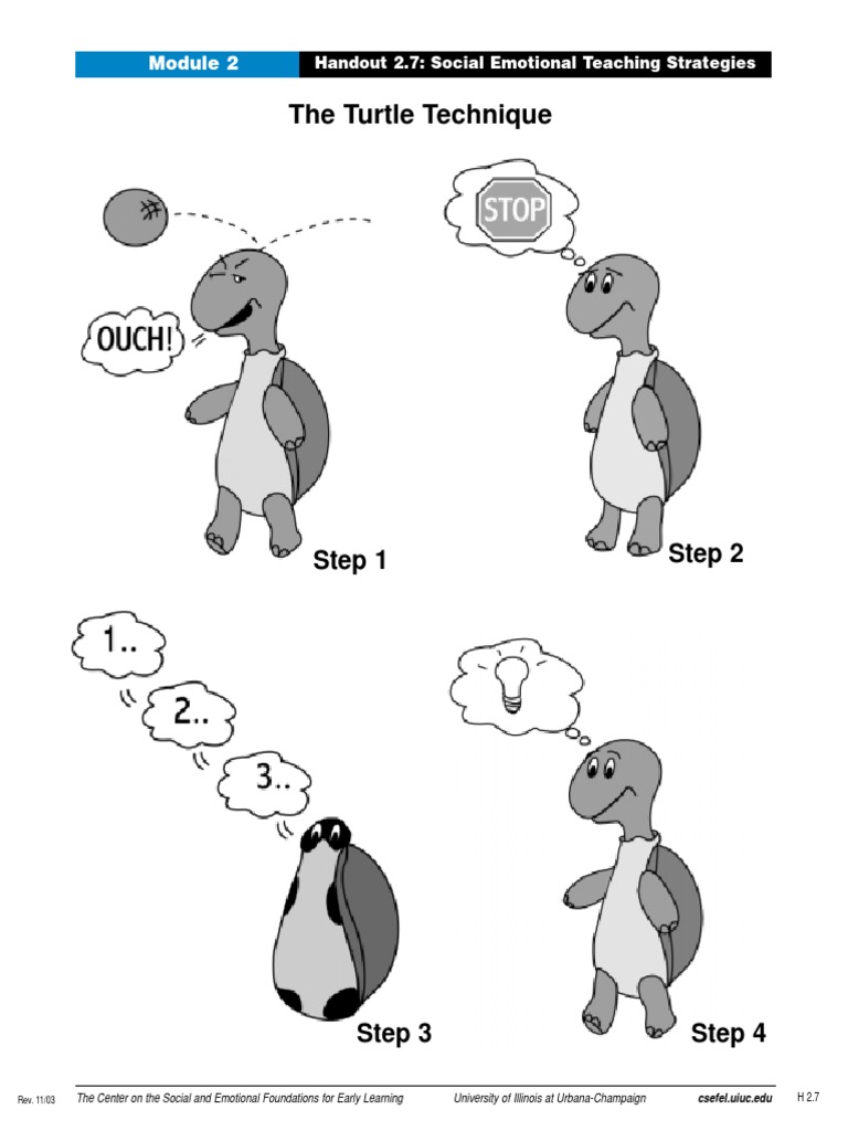The Turtle Technique: Step 1 Step 2 | PDF