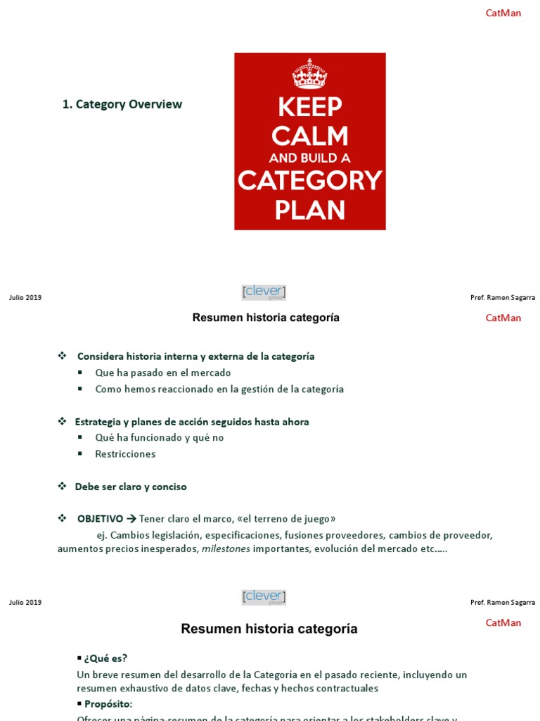 Category Overview | PDF | Business | Economias