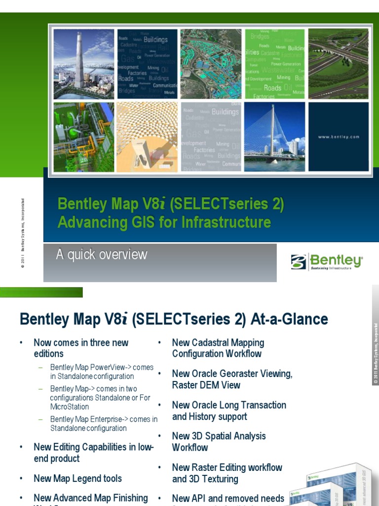 Bentley Map V8I (Selectseries 2) Advancing Gis For Infrastructure ...