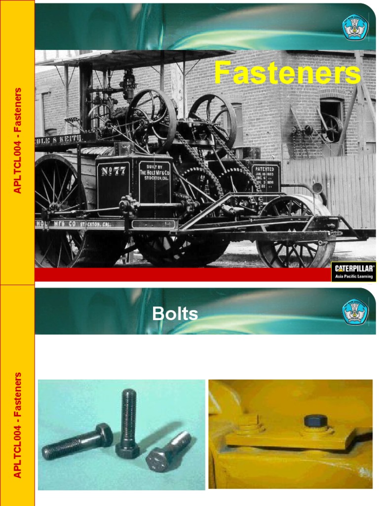 PPT Fastener | PDF | Screw | Mechanical Engineering