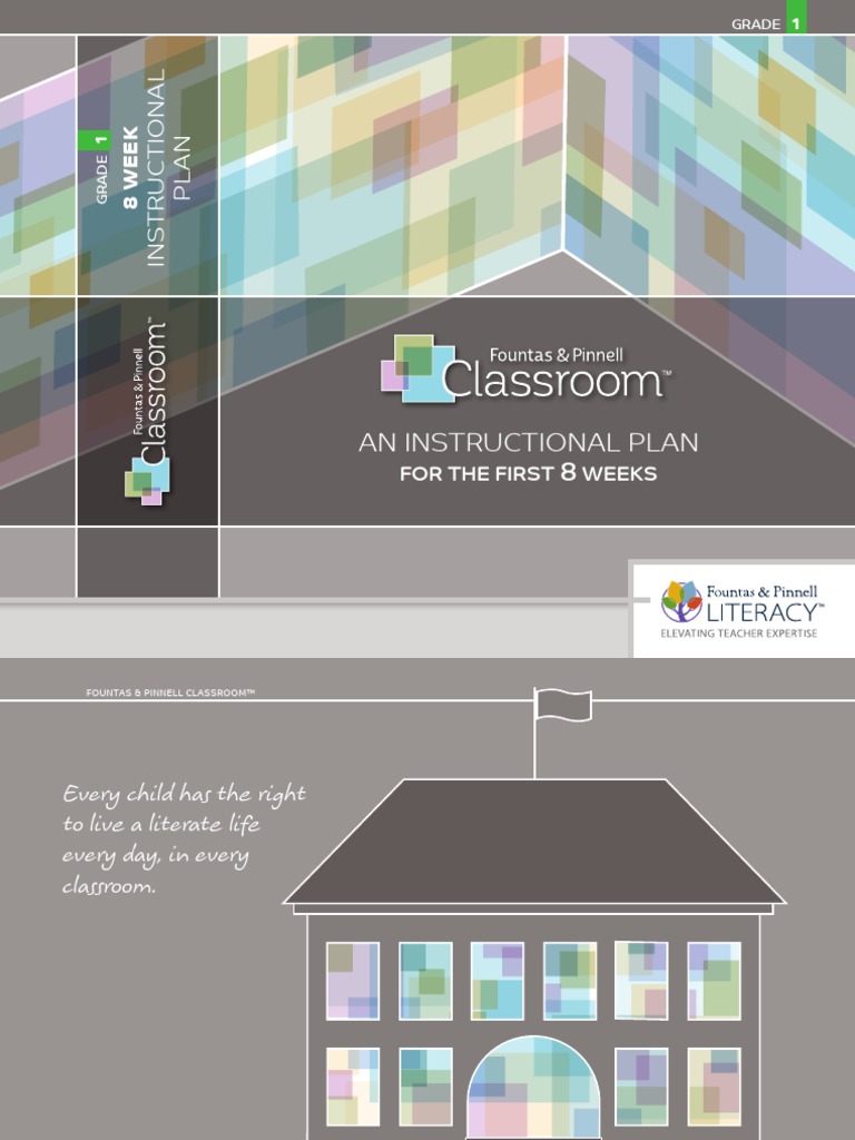 1st Grade 8 Week Plan | PDF | Classroom | Literacy