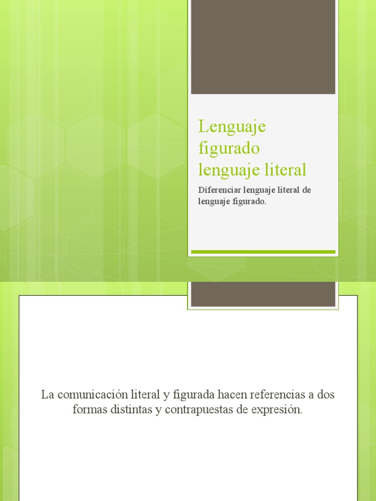 Lenguaje Figurado 6° | PDF