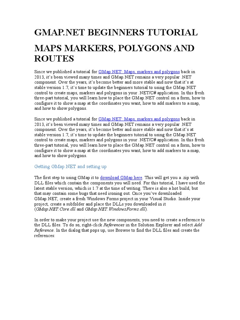 GMAP | PDF | Microsoft Visual Studio | Software Development