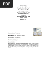 Furosemide Medication Card for ATI | PDF | Clinical Medicine | Diseases ...